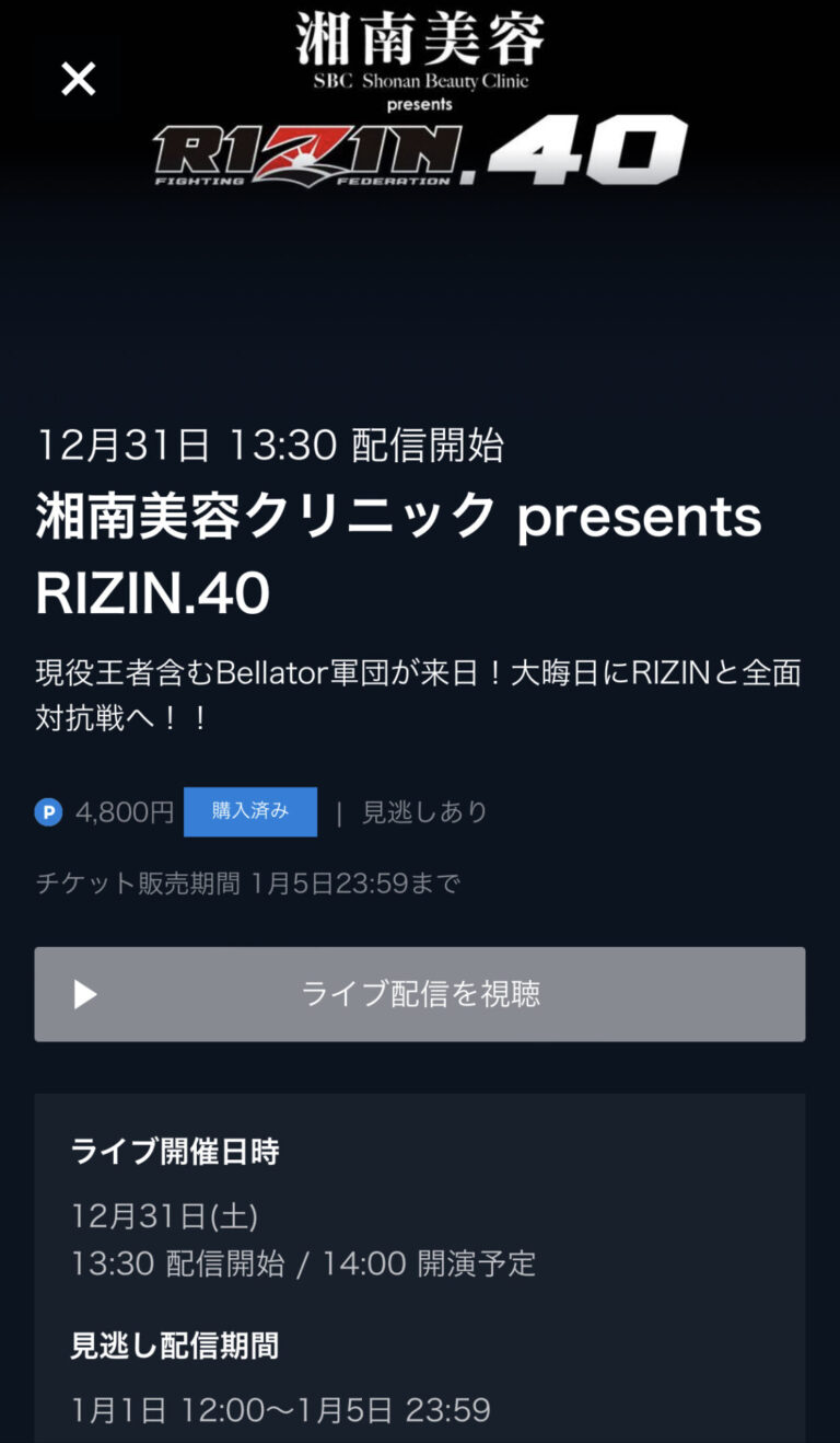 RIZINのPPVの購入方法！値段高い？安く買う方法は？携帯やテレビでおすすめの見る方法を解説